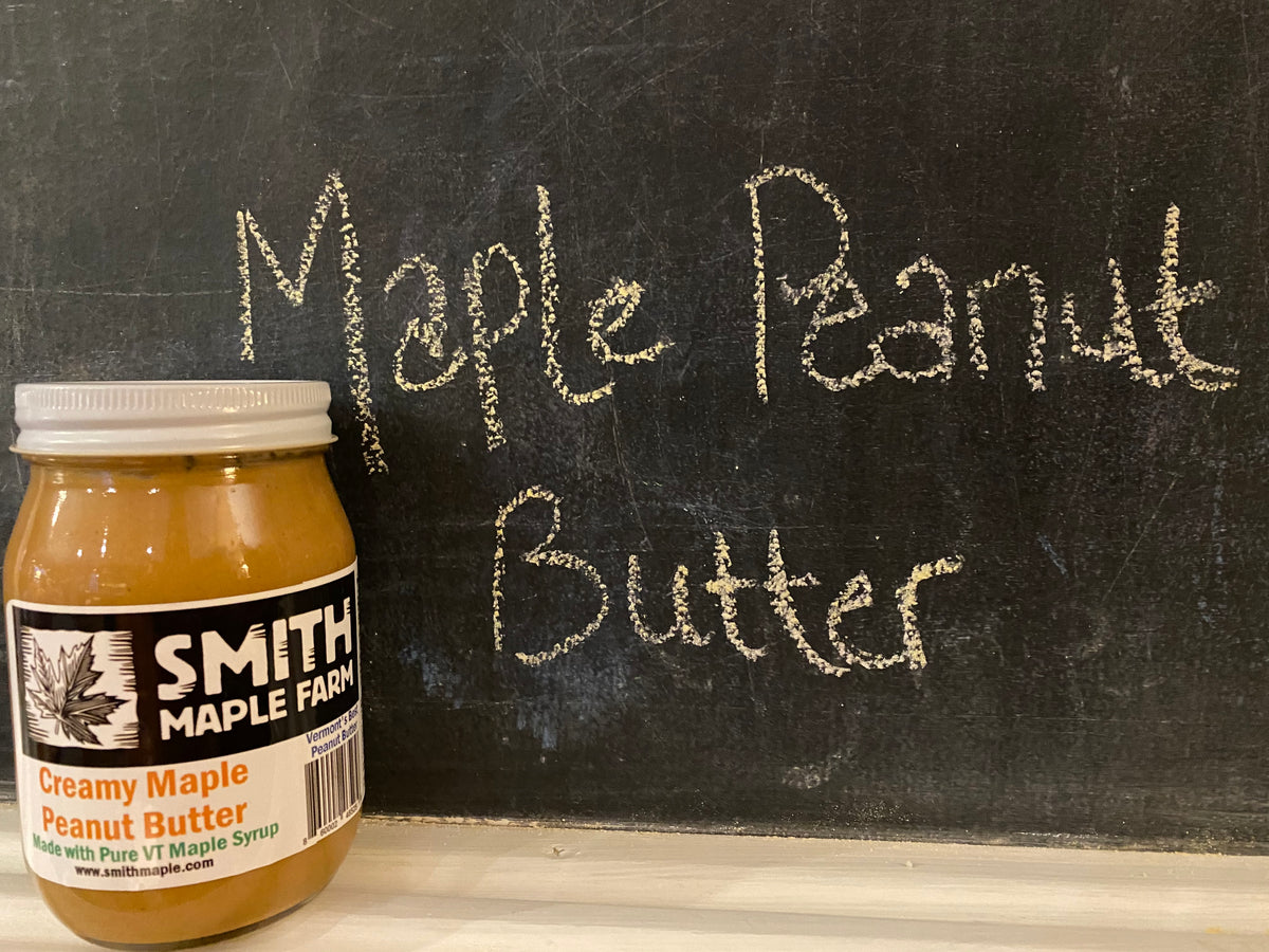 Pint of Creamy Maple Peanut Butter – Smith Maple Farm